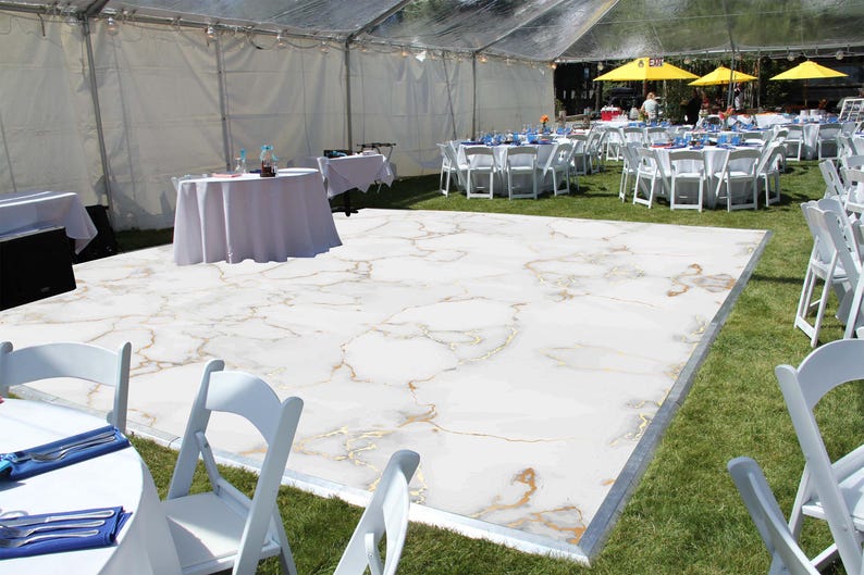 Personalized Wedding Dance Floor Decal: Removable Vinyl Floor Graphics ...