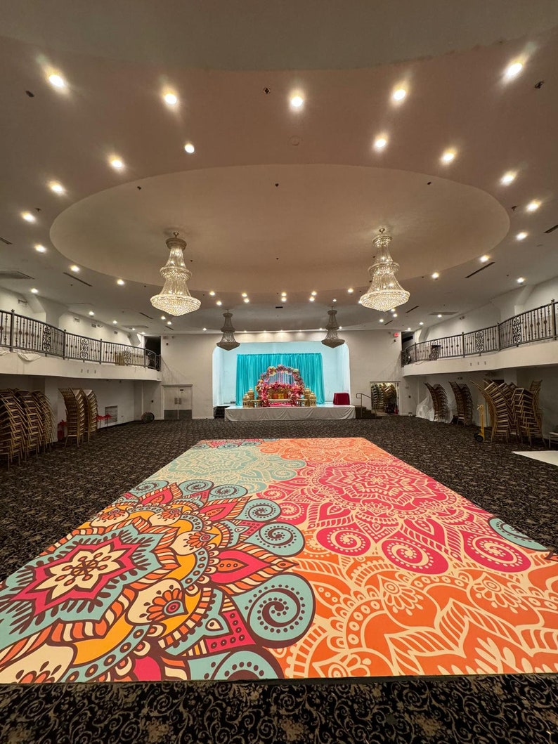 Custom Dance Floor Decal: Personalized Wedding Monogram, Removable ...