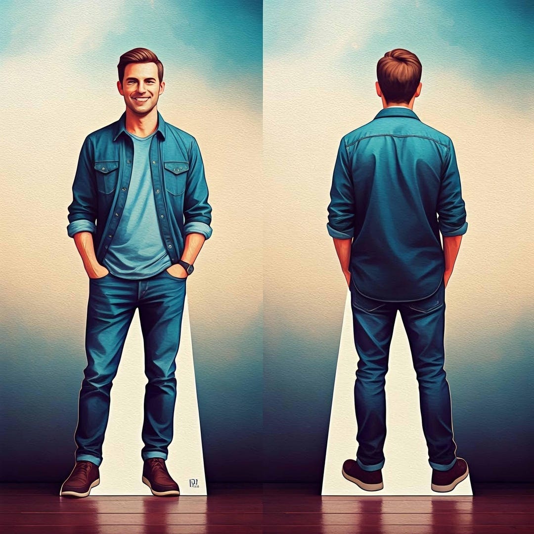 Custom Life Size Cutout Personalized Full Body Photo Standee Cardboard ...