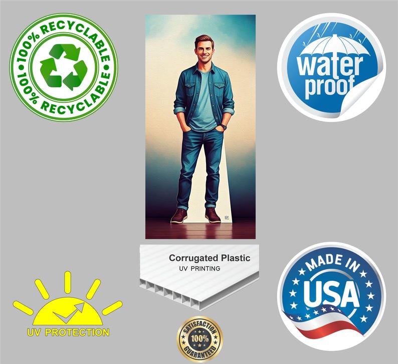 Custom Life Size Cutout - Full Body Standee for Parties and Stores - Etsy