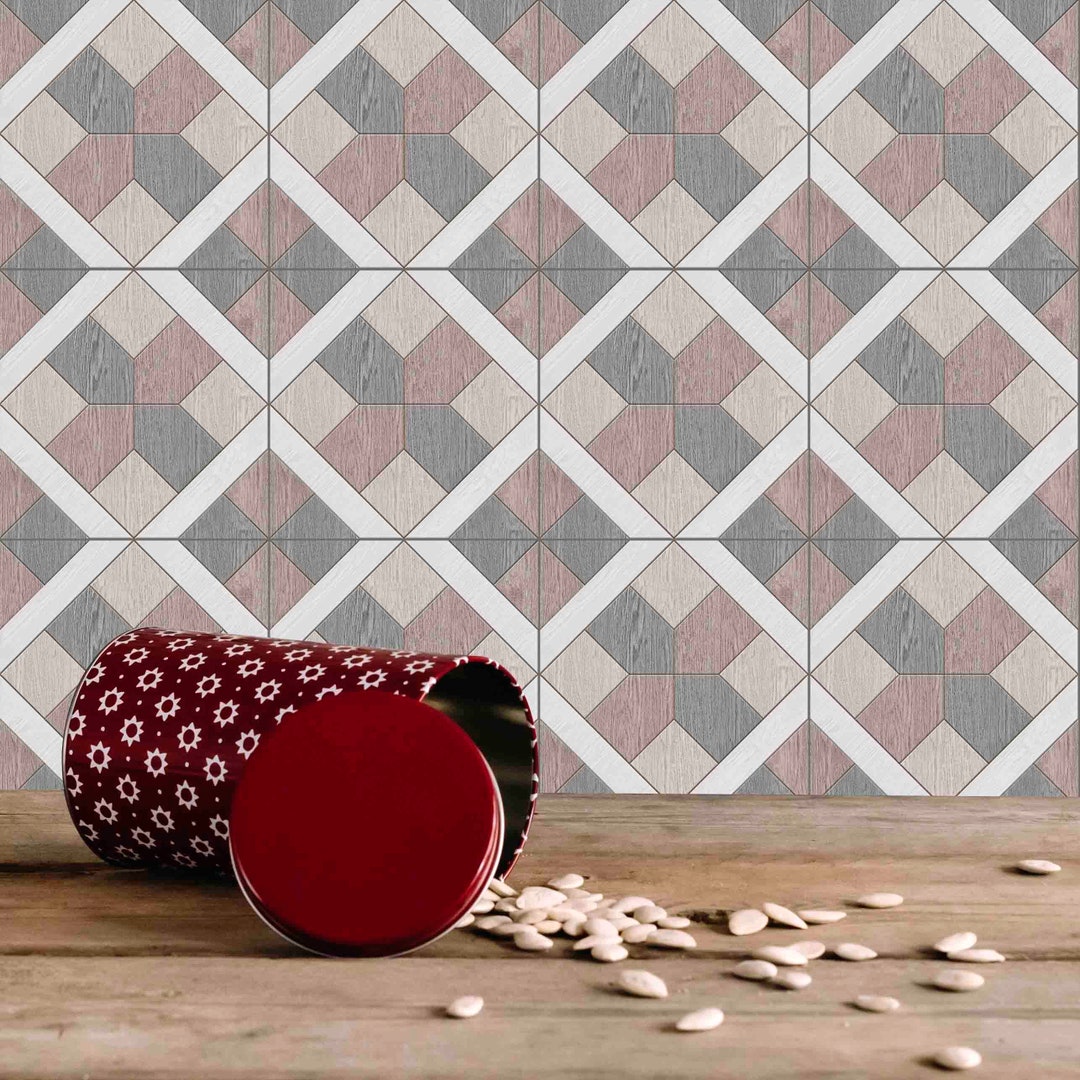 Luxury Ceramic Design Tile Sticker-decal for Kitchen, Bathroom ...