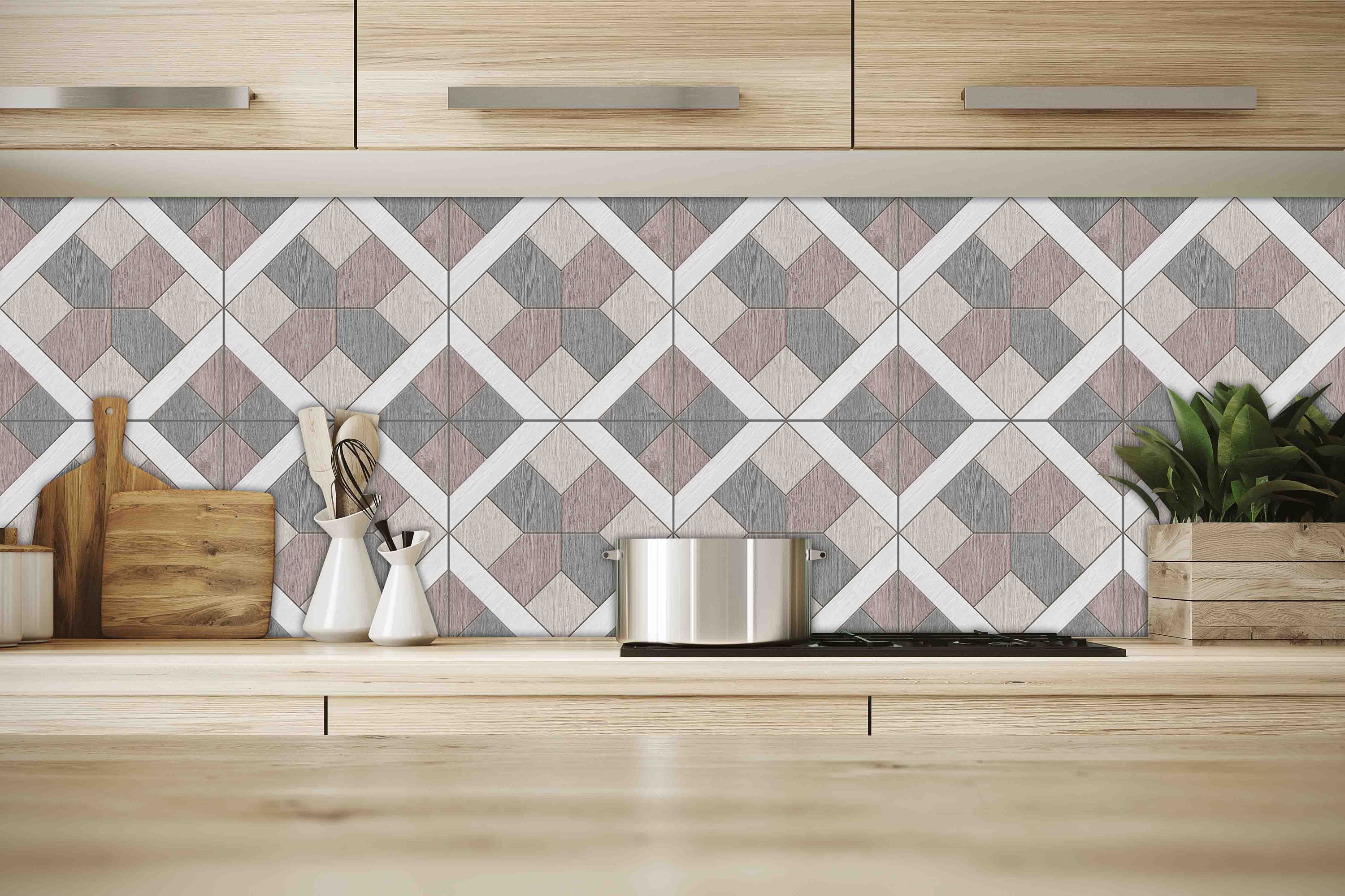 Luxury Ceramic Design Tile Sticker-decal for Kitchen, Bathroom ...