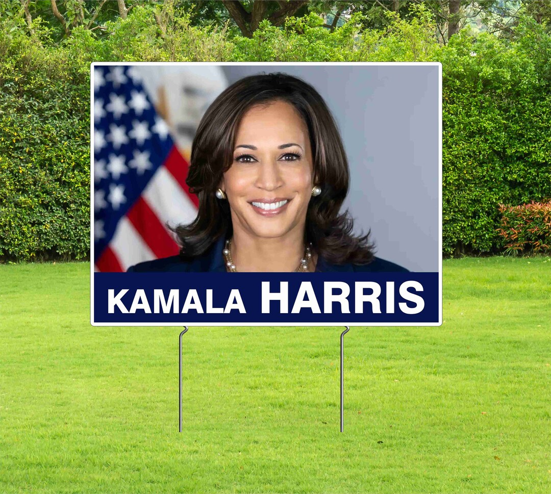 Kamala Harris 2024 Yard Sign Harris Campaign Sign Kamala Harris Lawn ...