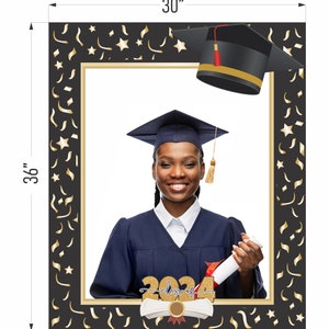 Graduation Custom Photo Frame - Personalized Selfie Frame for High ...