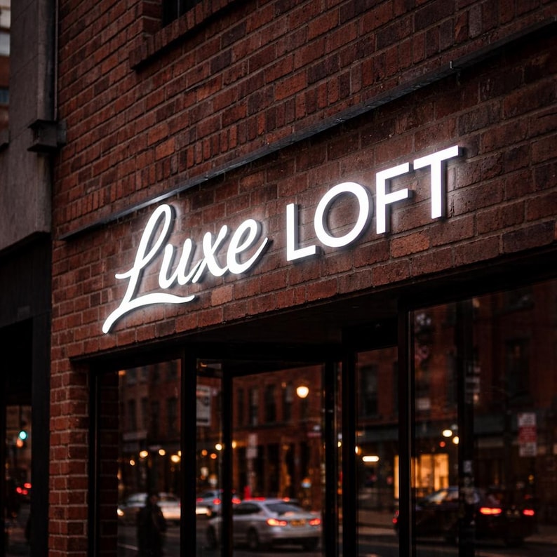 Custom 3D LED Logo Sign | Frontlit & Halo Backlit Channel Letters for ...