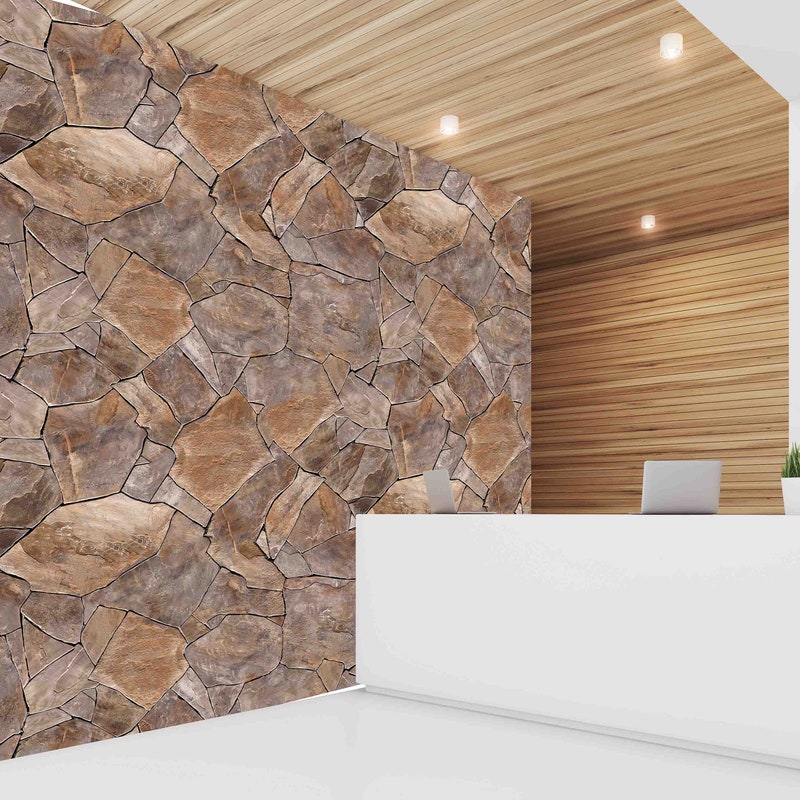 Stone Wallpaper - Etsy