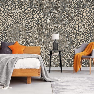 Custom Size Wallpaper - Modern Abstract Graphic Wallpaper - Peel and ...