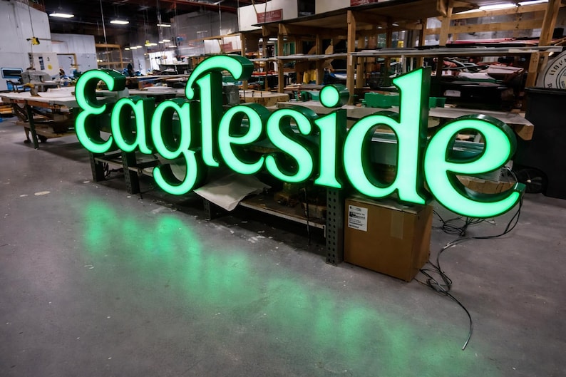 Custom 3D LED Channel Letters Sign (frontlit, Halo Backlit, or Solid ...