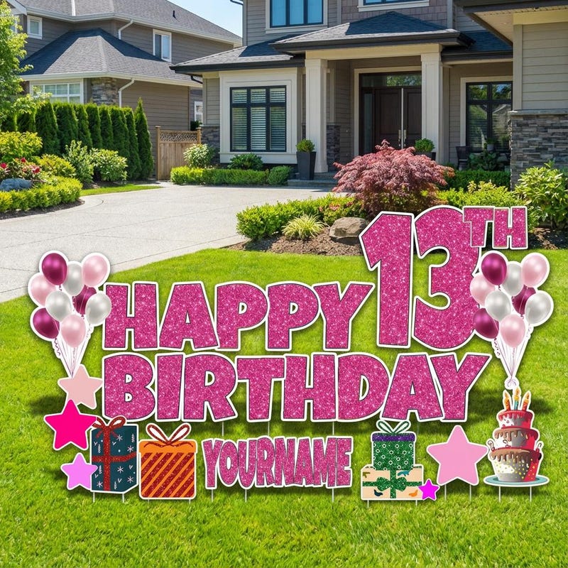 Birthday Decor Reusable - Etsy