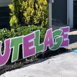 Custom Letter Yard Sign-build Your Own Sign-lawn Letter Sign-birthday ...