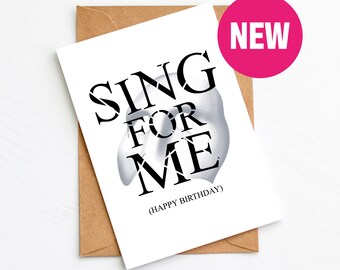 Opera Birthday Card - Etsy UK
