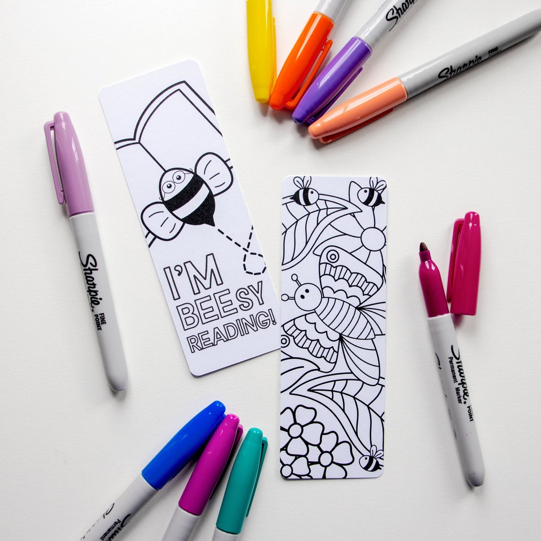 Nature Colouring Bookmark / Double-sided / Colour in / Children's ...