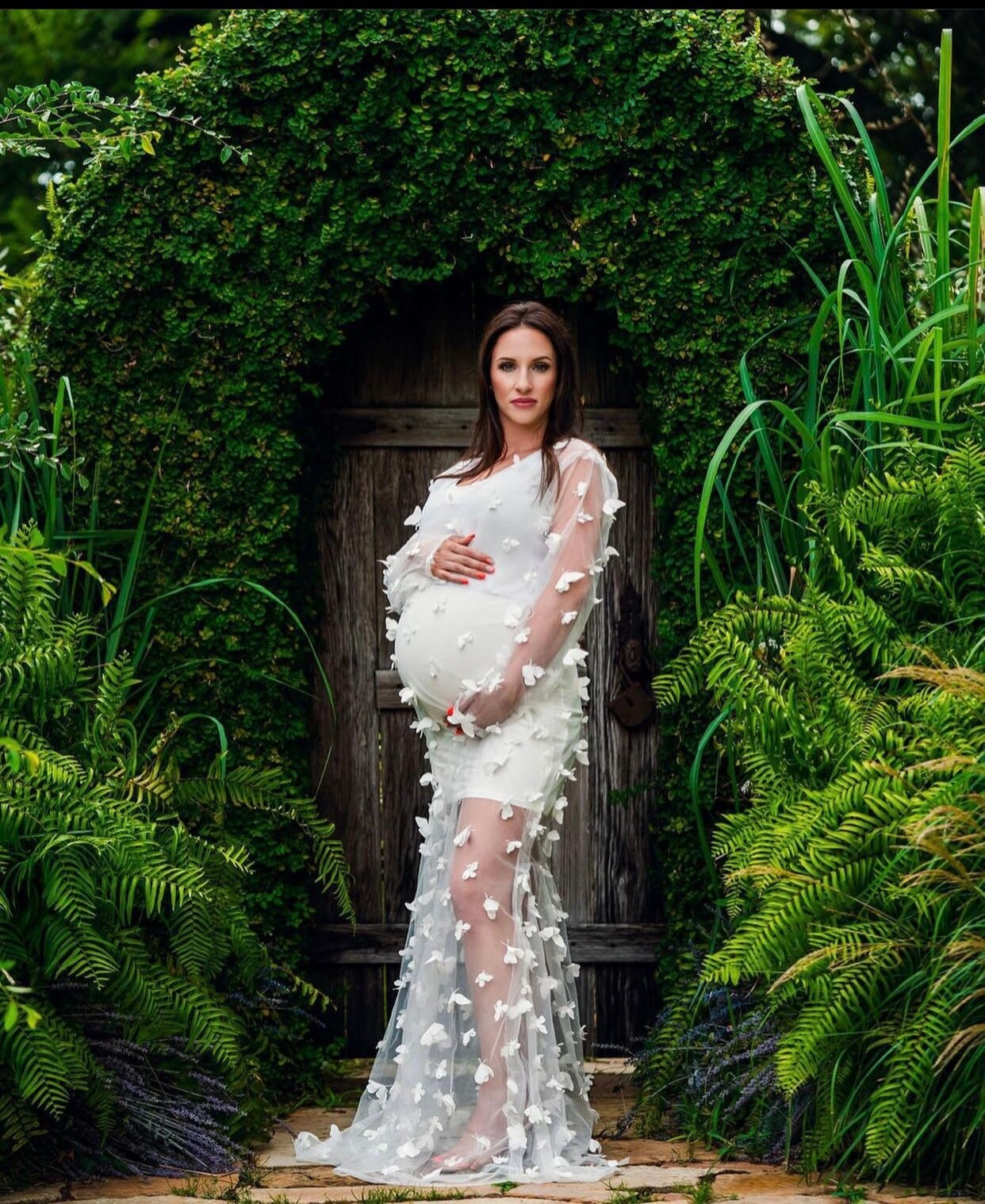 Flowery Maternity Tulle/tutu Robe Ruffle Pregnancy Photo - Etsy