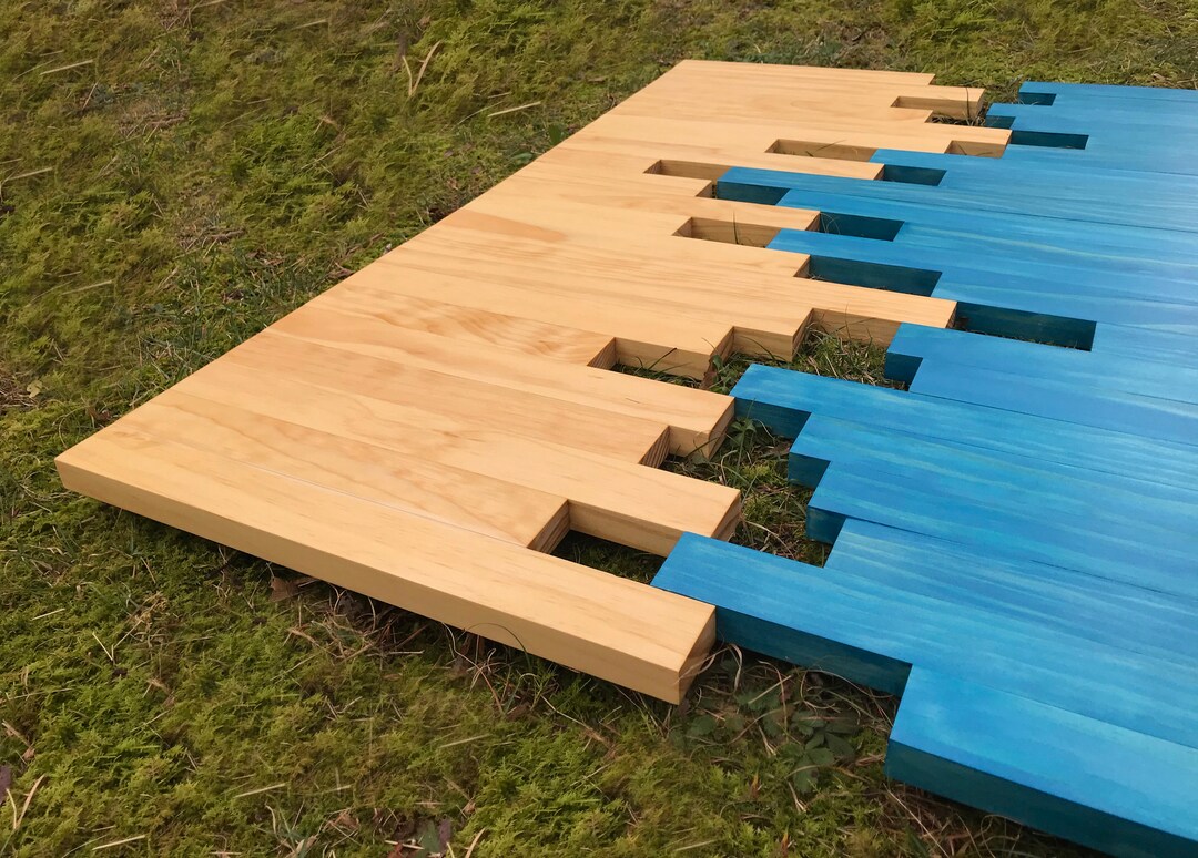 Modern Wood Wall Art, 3D Wood Sculpture Décor - Etsy