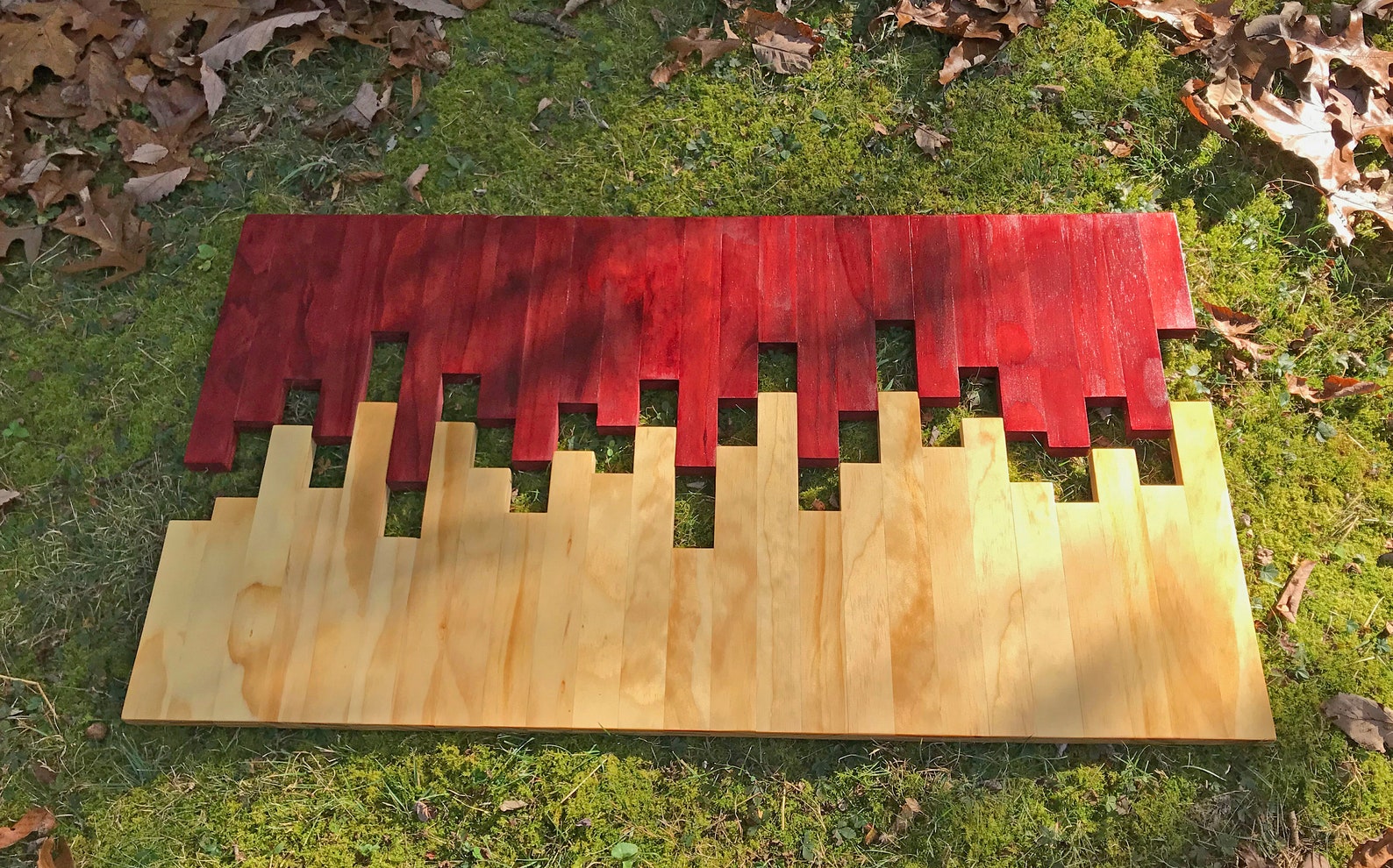 Modern Wood Wall Art, Large 3D Wood Sculpture Décor - Etsy