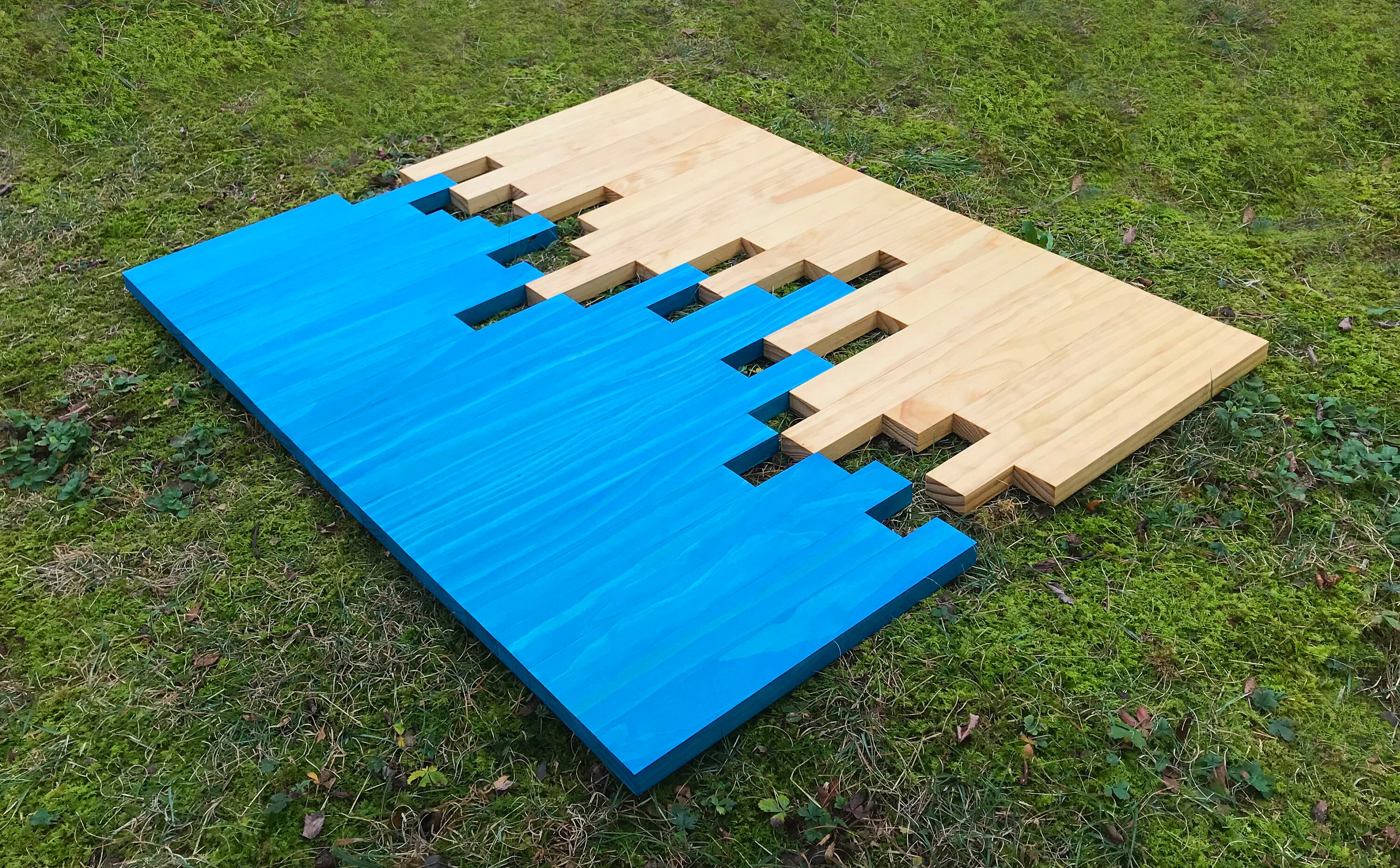 Modern Wood Wall Art, 3D Wood Sculpture Décor - Etsy