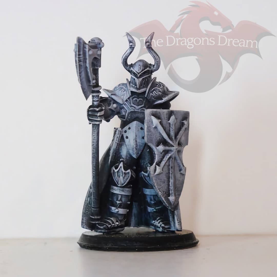 Chaos Warrior With Halberd Cross Lances Pathfinder, D&D, 5e, Heroquest ...