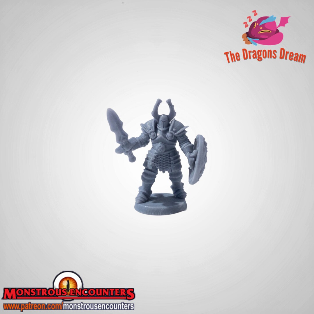 Heroquest Inspired Doomguard Dread Warrior Pathfinder, Dungeons ...