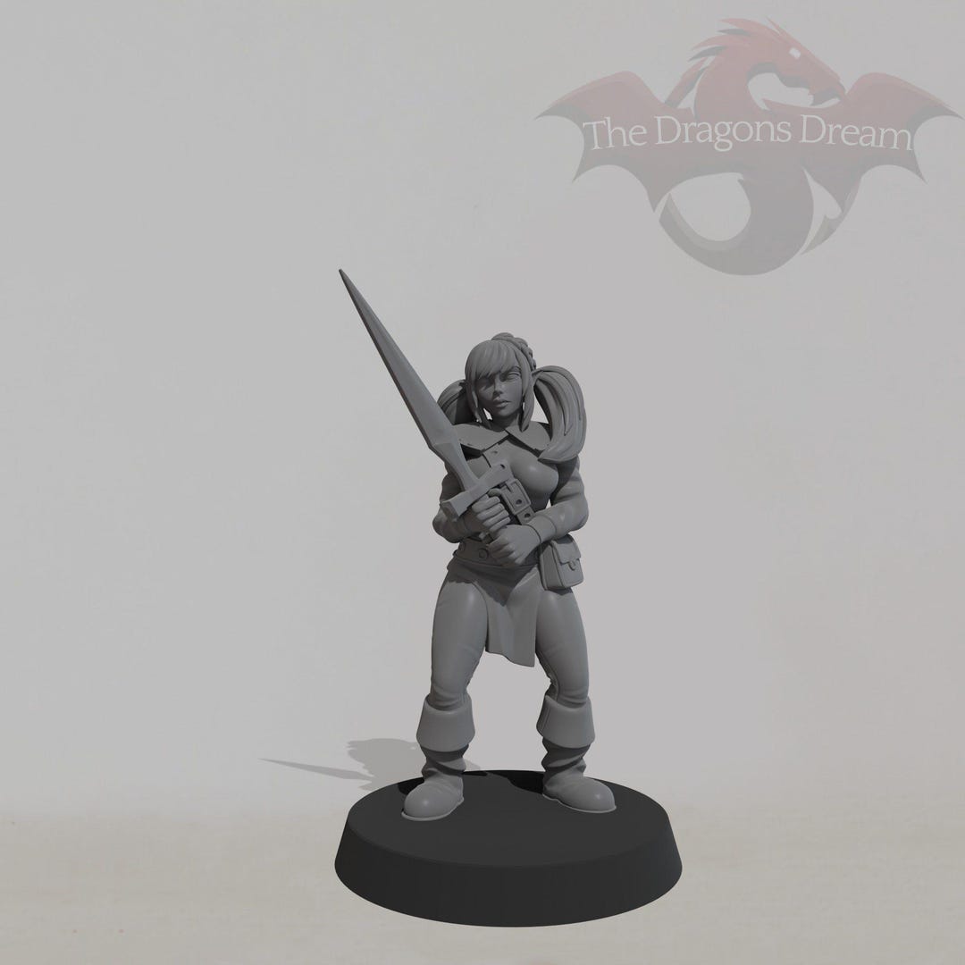 Female Elf Heroquest, Dnd, Pathfinder, Tales of the Valiant Miniature ...