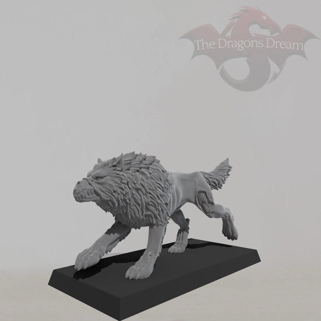 Undead Dire Wolf - Oathmark, Heroquest, Dungeons and Dragons, 5e ...