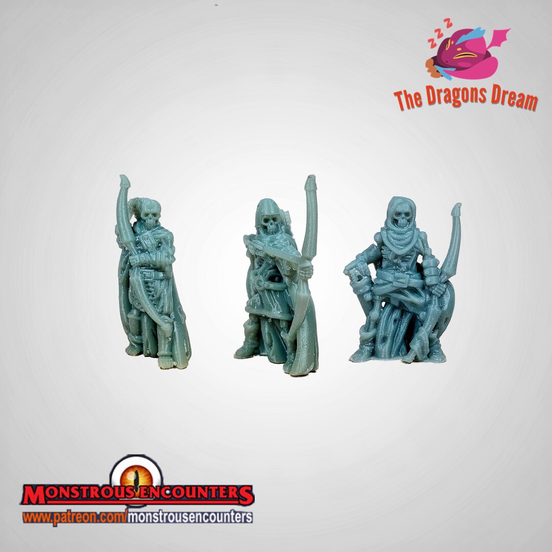 Undead Skeleton Archers Pathfinder, Dungeons & Dragons Tabletop Gaming ...
