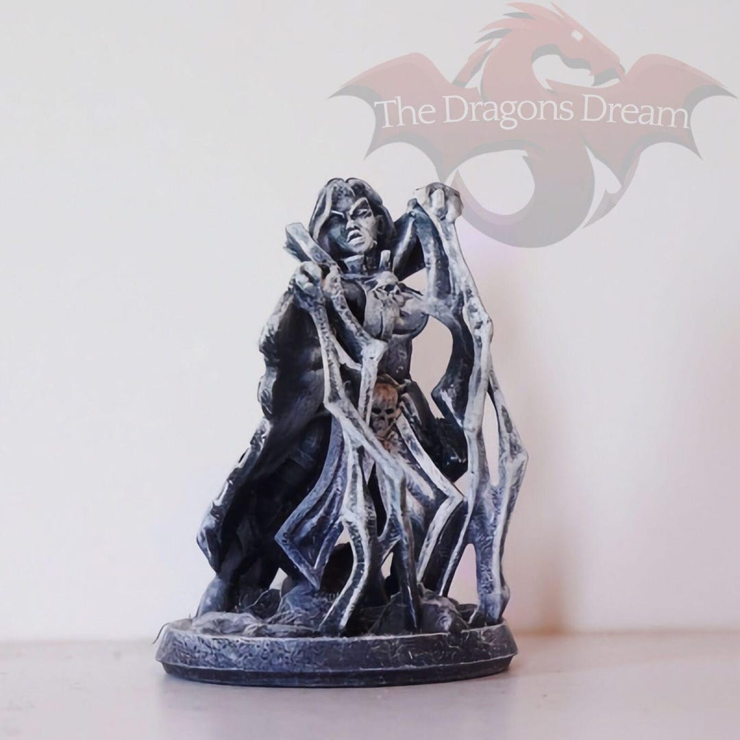 Female Necromancer - Frostgrave, Dungeons and Dragons, 5e, Pathfinder ...
