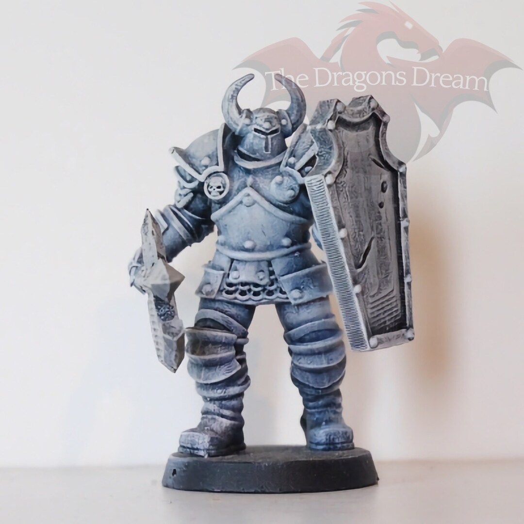 Heroquest Inspired Doomguard Dread Warrior Pathfinder, Dungeons ...