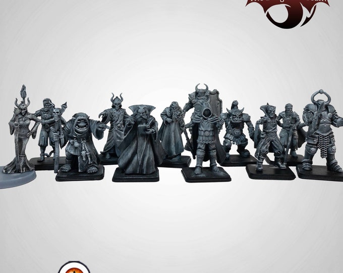 Bosses - Heroquest Inspired, Balur, Gulthor, Mentor, Witch Lord, Grak ...