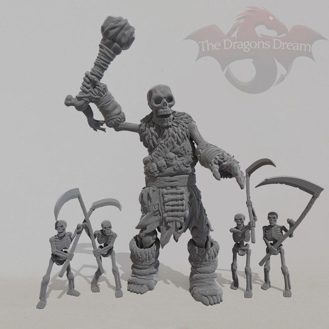 Skeleton Giant - Oathmark,dungeons and Dragons, 5e, Pathfinder ...
