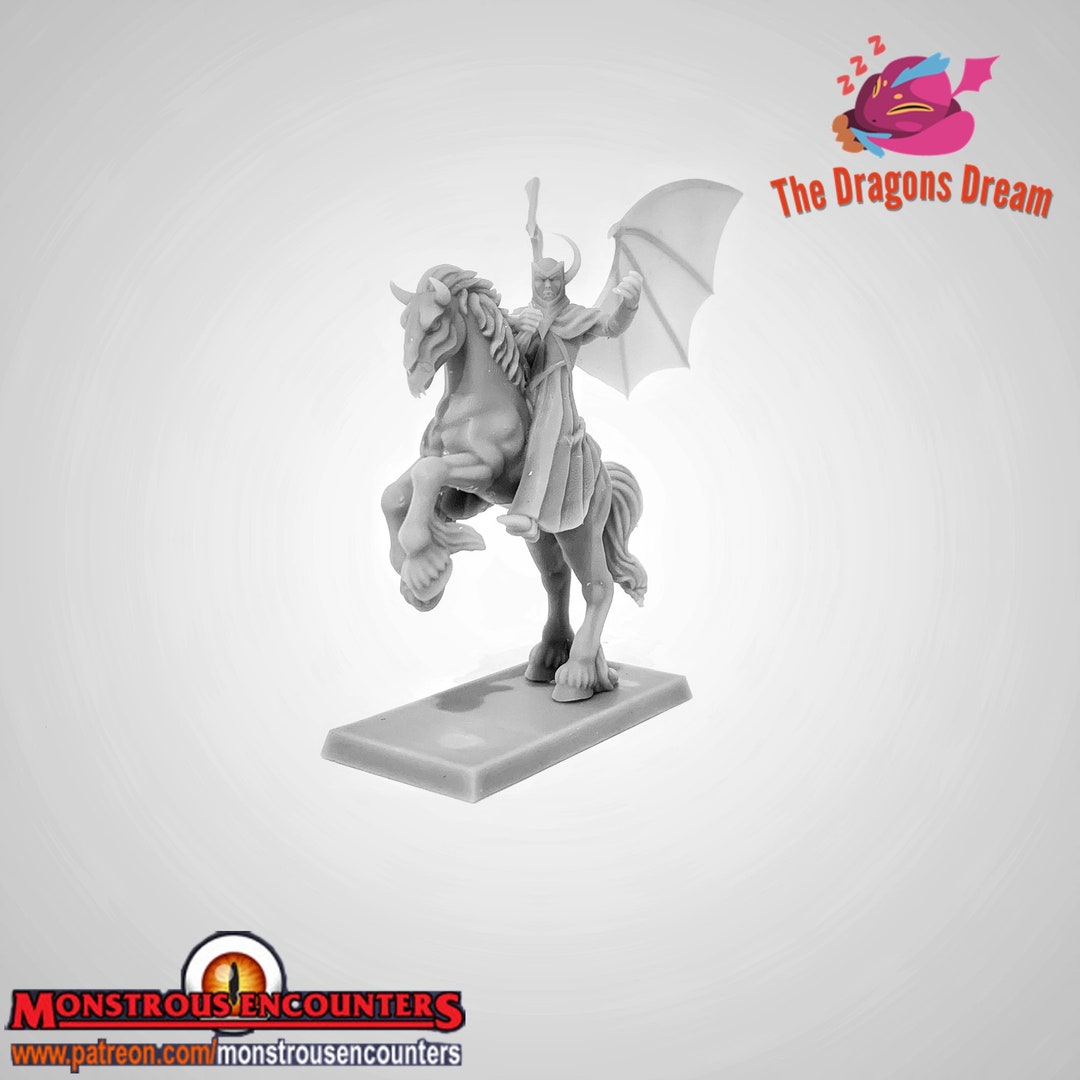Venger and Night-mare D&D, Path Finder Tabletop Gaming 32mm Miniatures ...