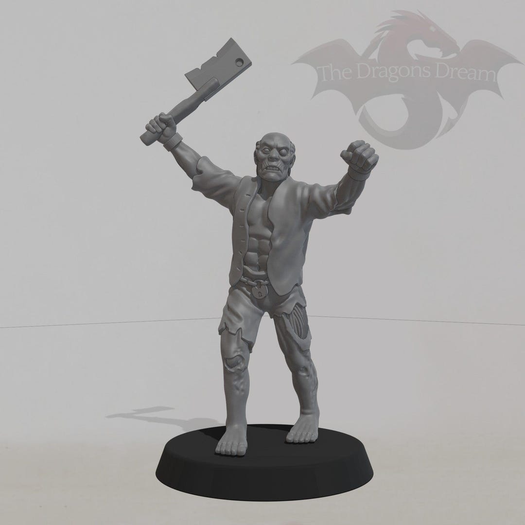Zombie With Cleaver - Dungeons and Dragons, Warsurge, Oathmark ...