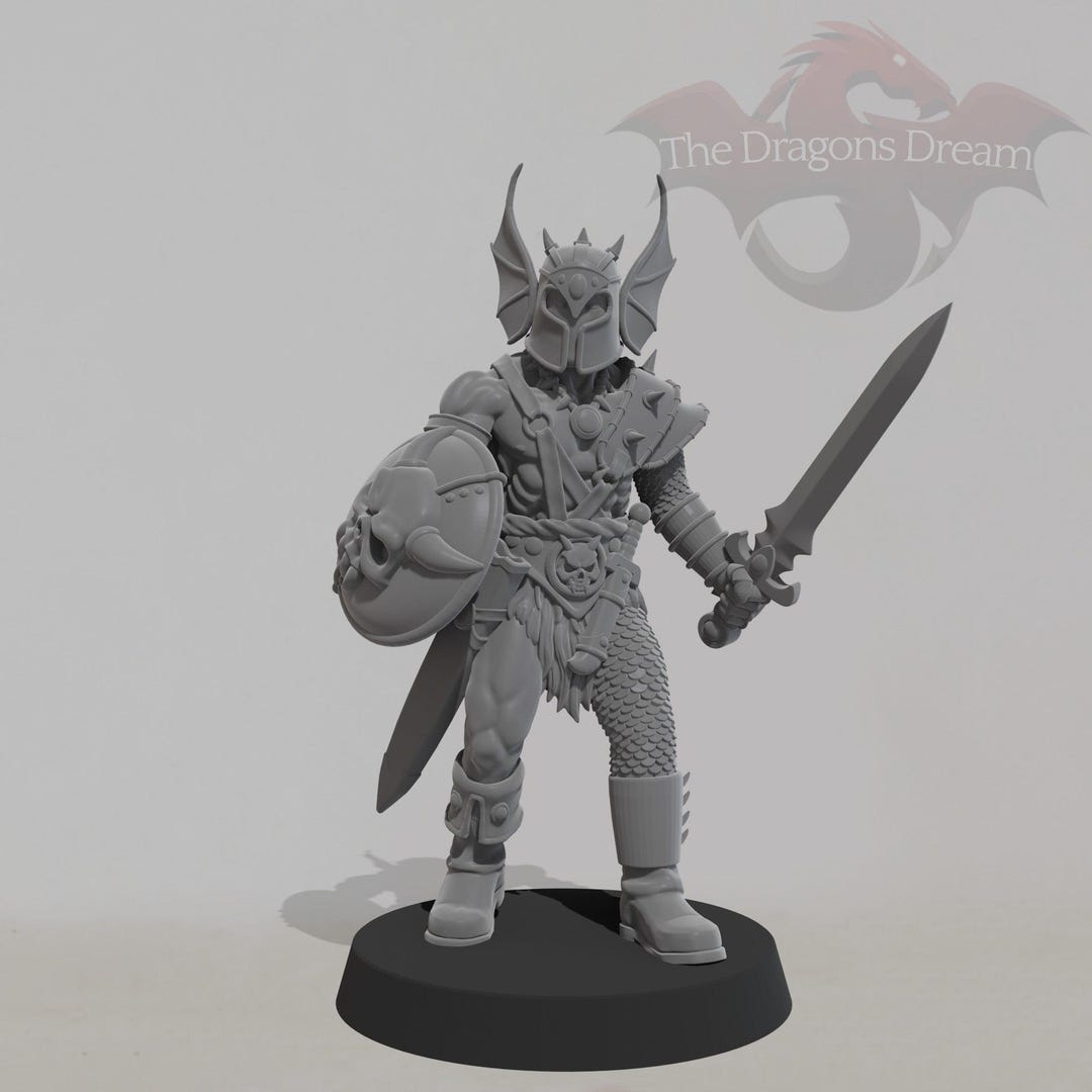 Warduke Miniature | Classic Dnd Anti-hero Villain | Fantasy RPG Figure ...