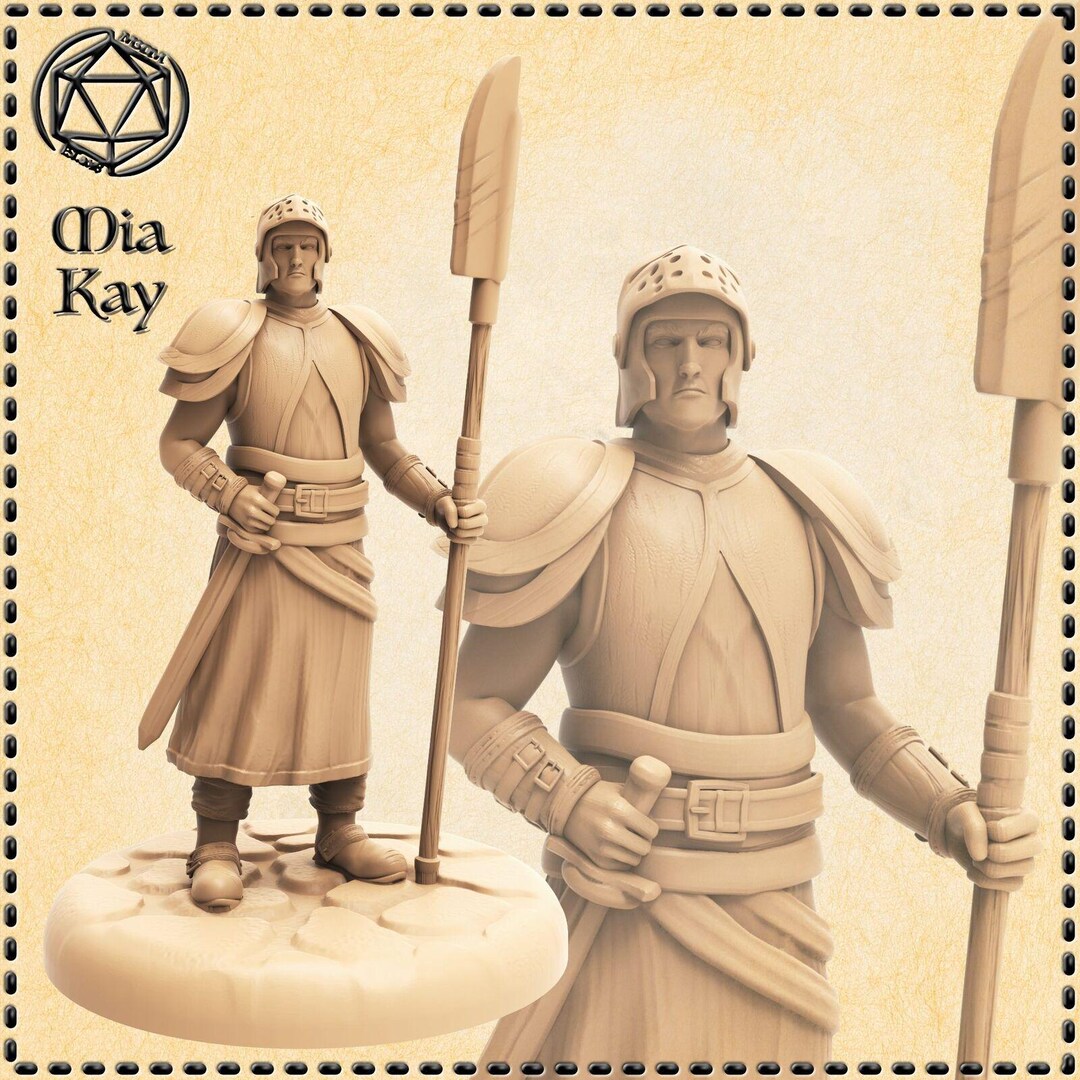 Guard - NPC - Heroquest, Dungeons and Dragons, Pathfinder, 5e ...