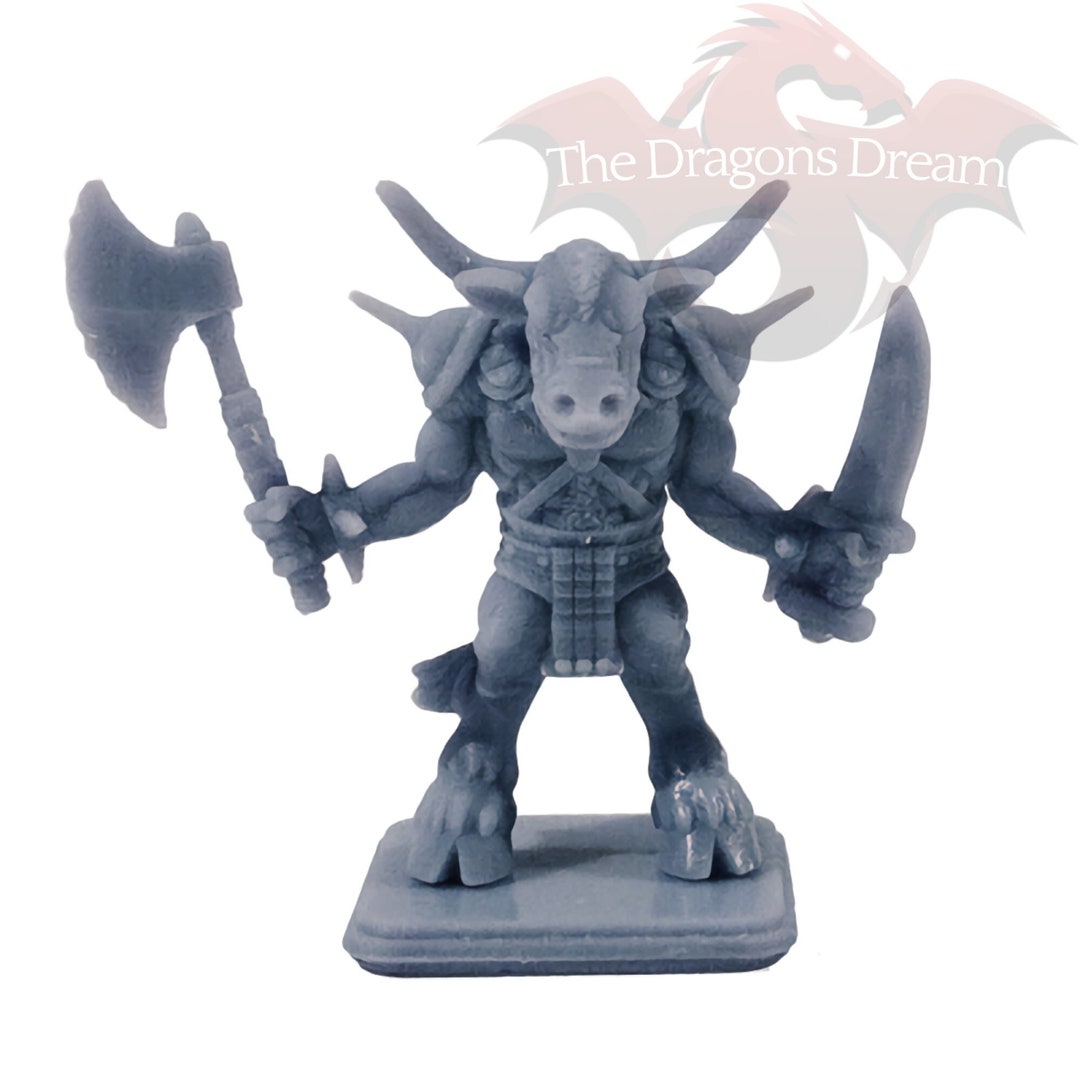 Minotaur Heroquest Inspired, Pathfinder, Dungeons & Dragons Tabletop ...