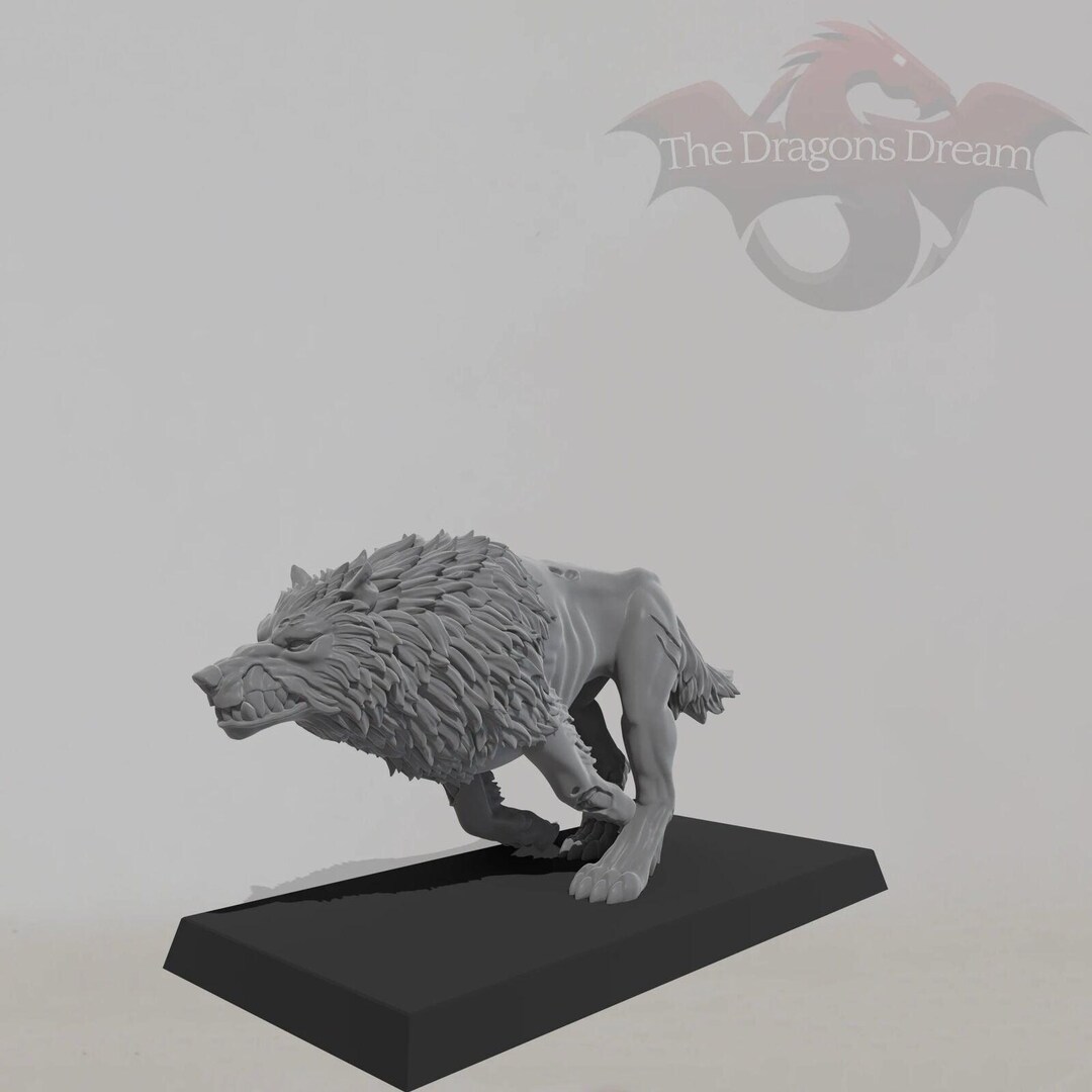 Undead Dire Wolf - Oathmark, Heroquest, Dungeons and Dragons, 5e ...