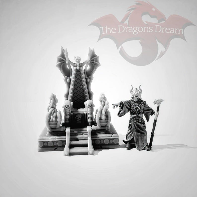 Necromancer Throne - Heroquest Inspired, Dungeons and Dragons, 5e ...