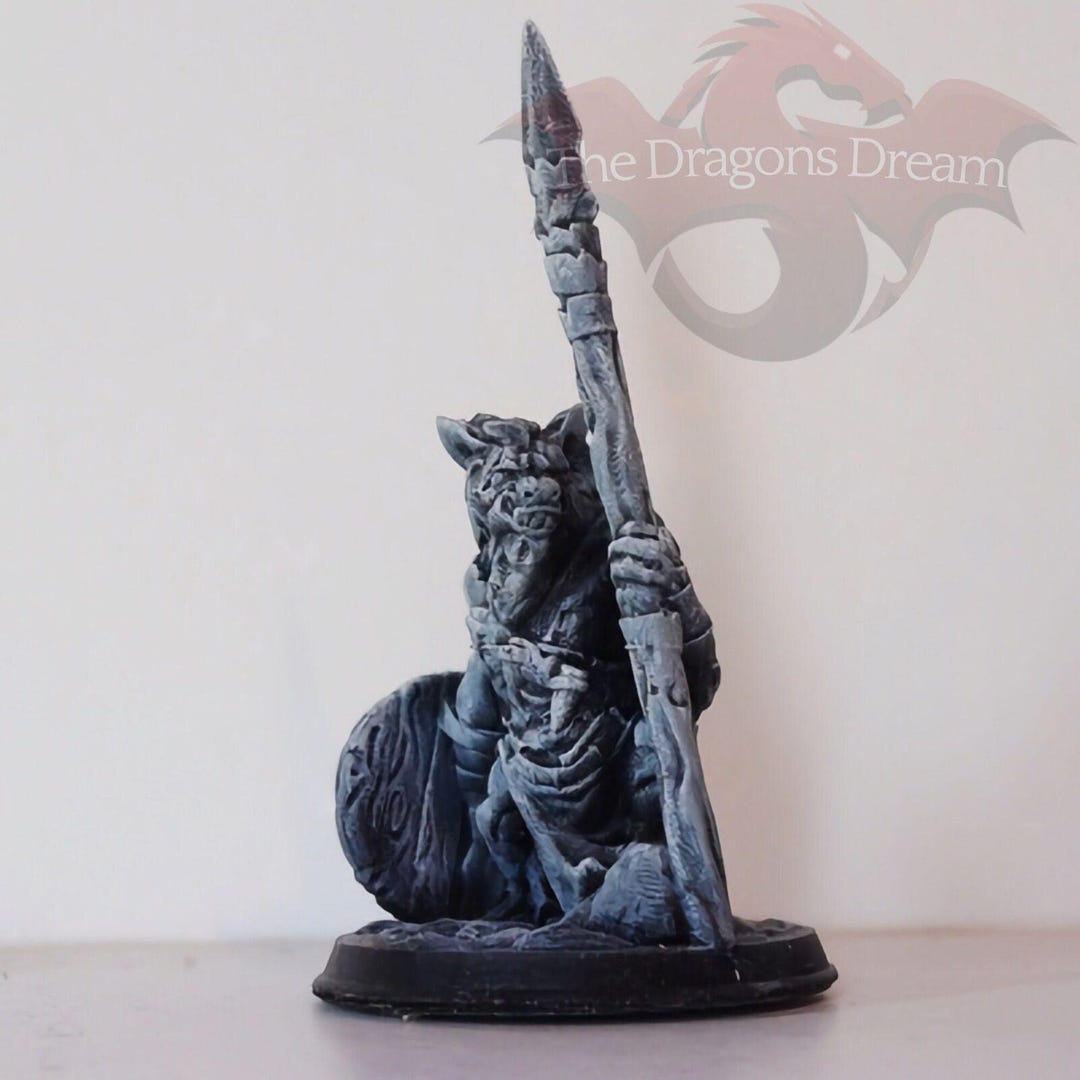 Beastman - Fighter - Dungeons and Dragons, 5e, Pathfinder - Miniature ...