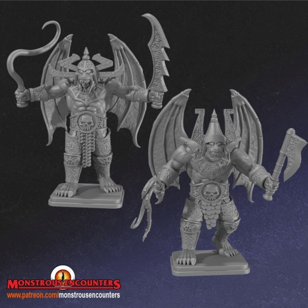 Gargoyle Heroquest Inspired, Pathfinder, Dungeons & Dragons Tabletop ...
