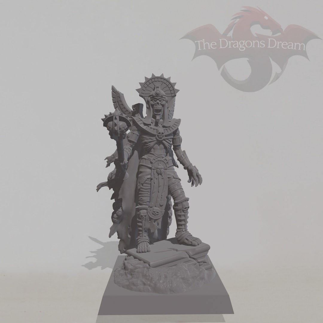 Scarab King Undead Mummy 32mm - Etsy