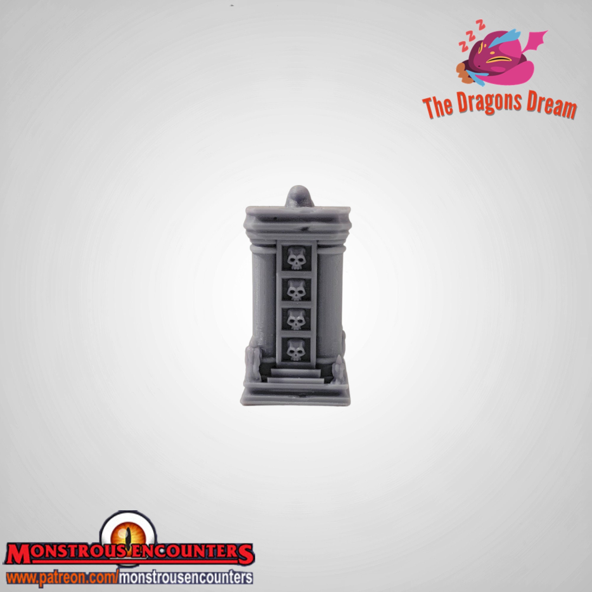 Necromancer Skeleton Column Heroquest Pathfinder Dungeons - Etsy