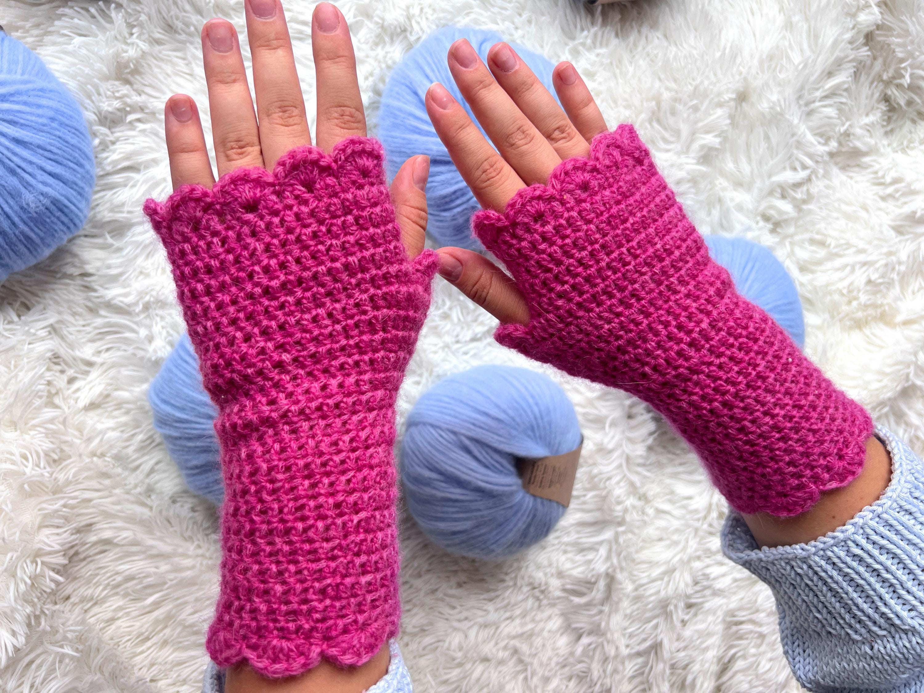 CROCHET GLOVES PATTERN Pdf Fingerless Glove Pattern for Beginners Glove ...