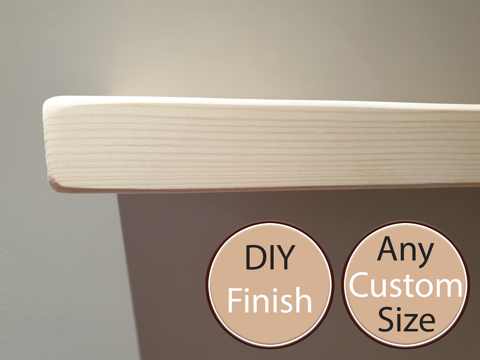 Unfinished Shelf DIY Shelves. Made From Solid Wood. Custom - Etsy UK