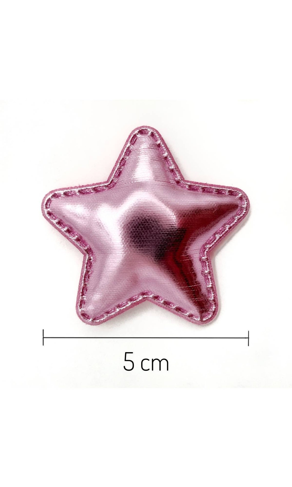 2 Shiny Star Padded Appliques Puffy Star | Etsy