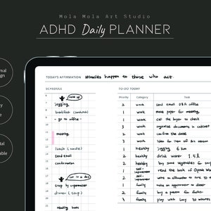 ADHD Daily Planner ADHD Productivity Planner ADHD Planner - Etsy