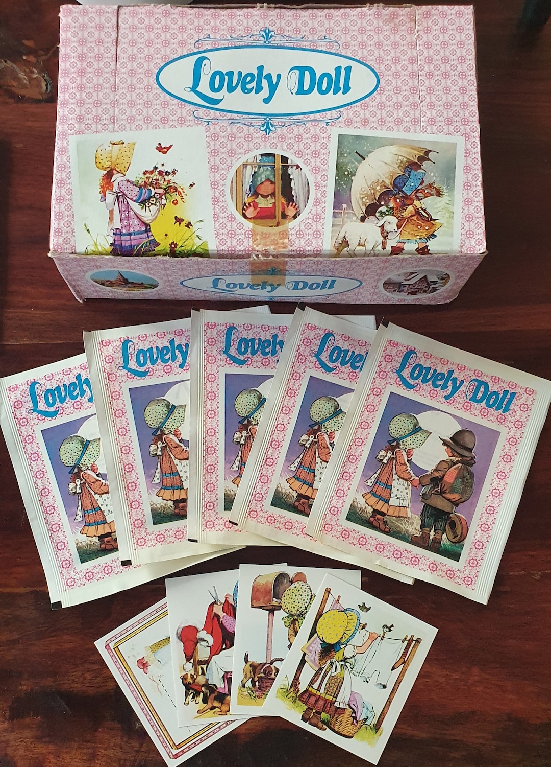 Lovely Doll Sticker Pack From 1980, Vintage Collectible Stickers for ...