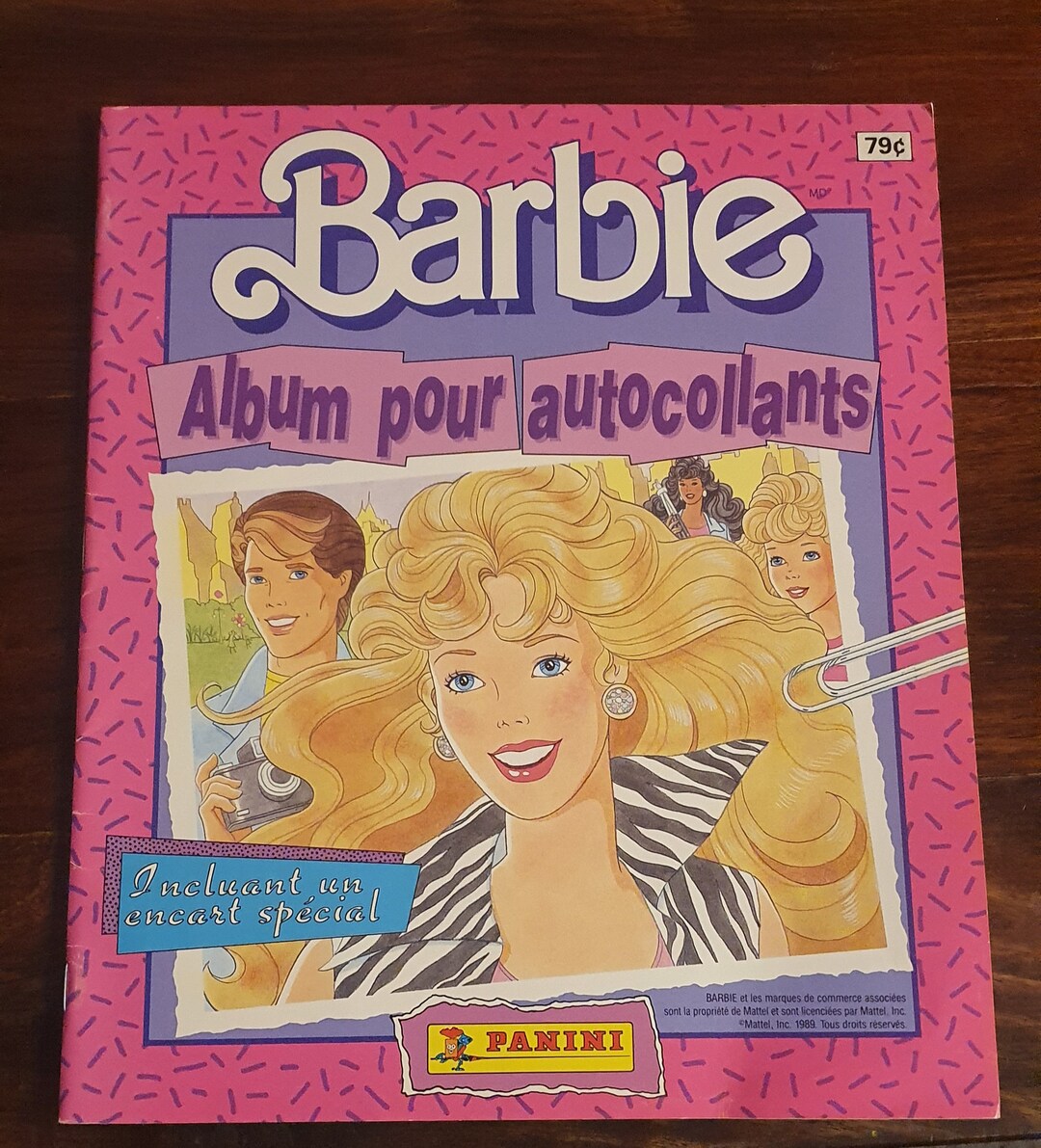 Panini Barbie 1989 Scrapbook Sticker Album Empty Album - Etsy