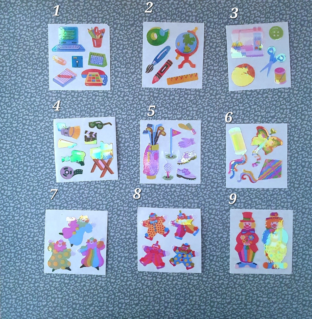 Original Sandylion Tear-off Sticker, Pearly Mop, Vintage 90s Sticker - Etsy