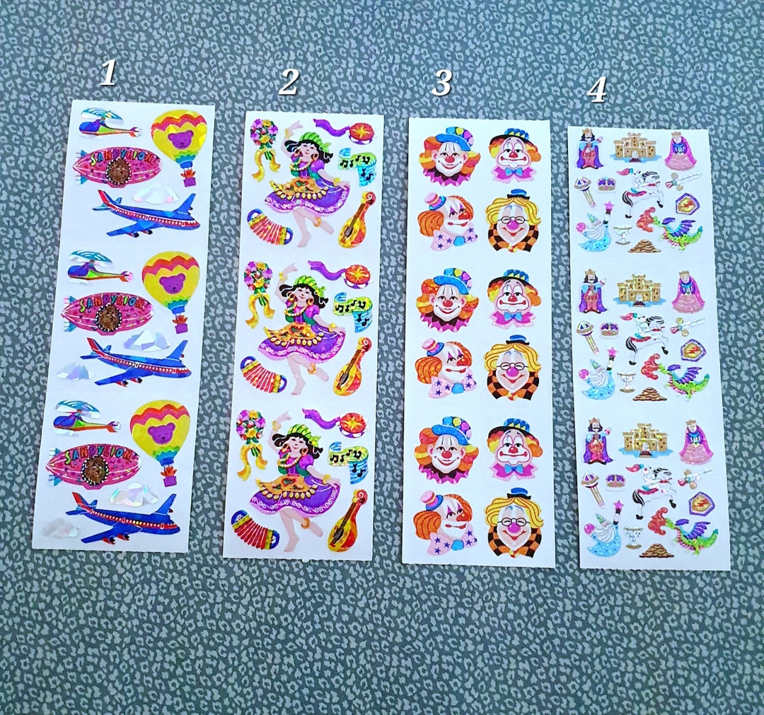 Original Sandylion Sticker Prisma Stripes Vintage Sticker 90s Rare - Etsy