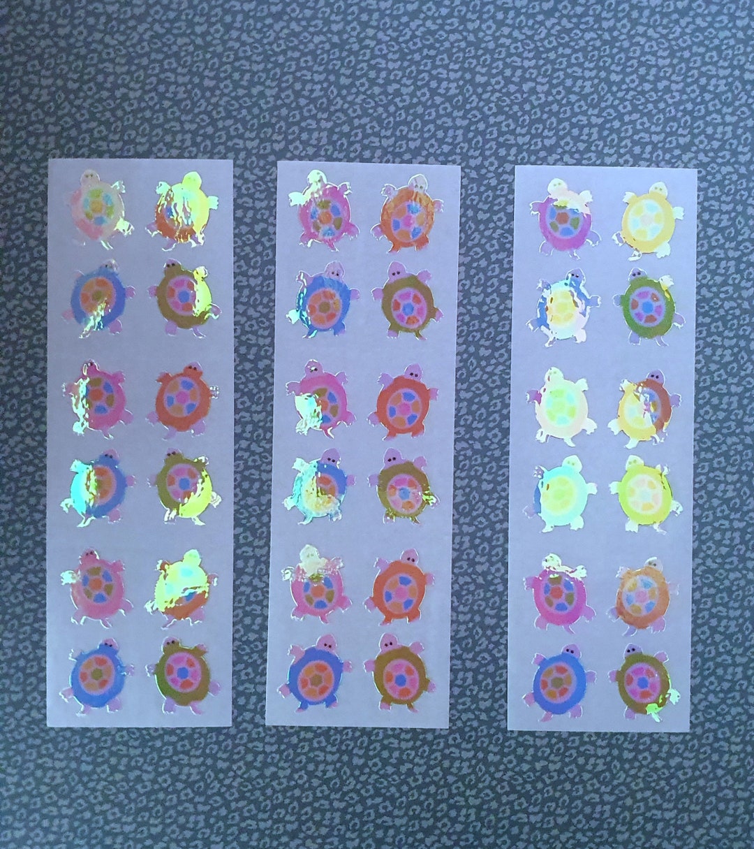 Original Sandylion Pearly Sticker Stripes Vintage 90s 90's Stickers - Etsy