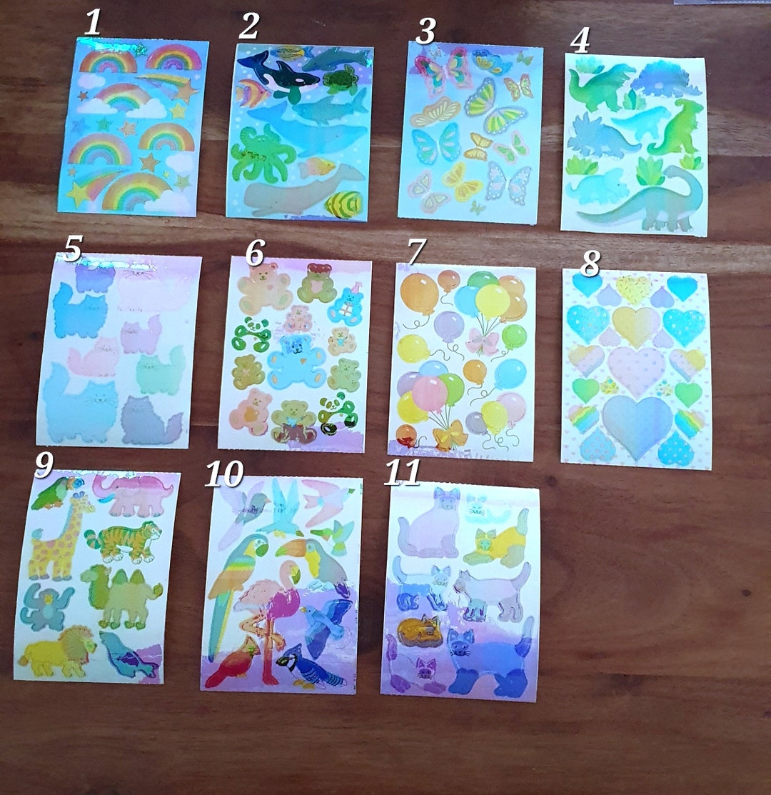 Original Sandylion Maxi Sticker Bogen , Pearly Mop Vintage Aufkleber ...